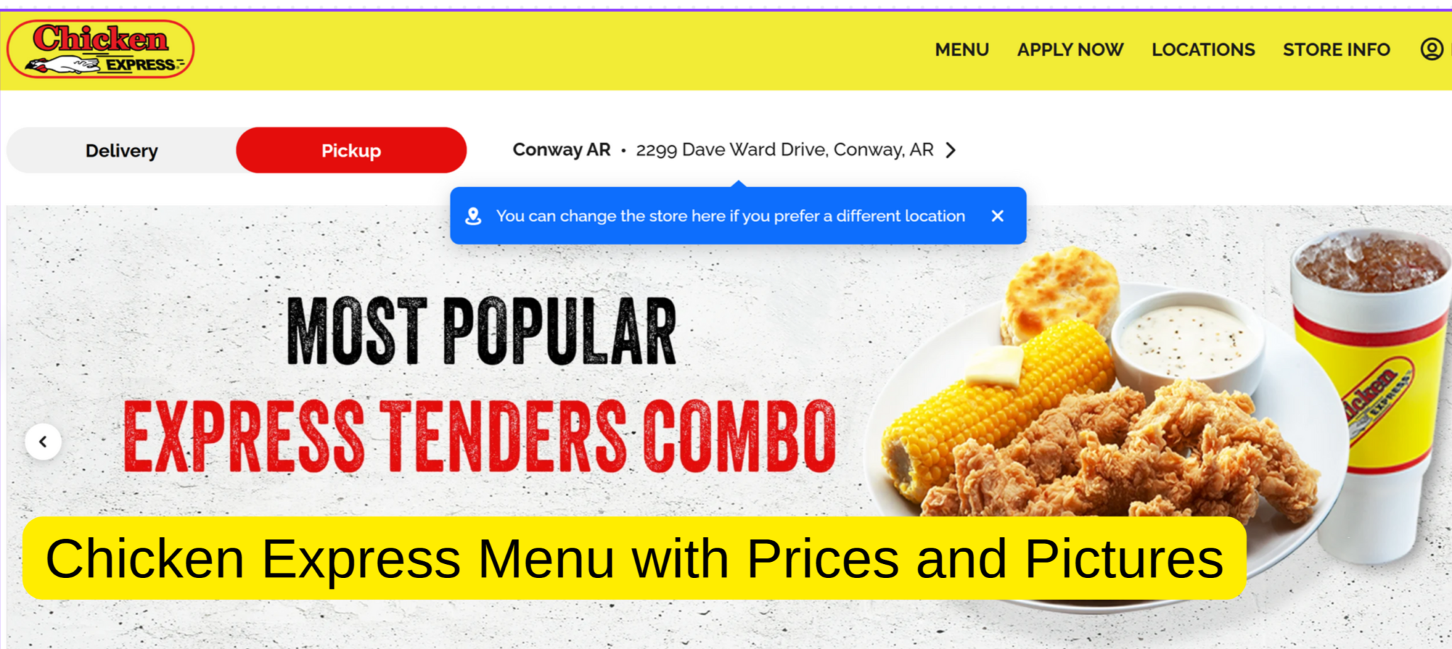 Chicken Express Menu Prices, Pictures & Calories Updated 2025 - Chicken ...